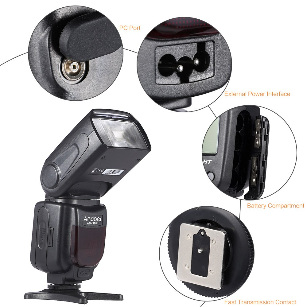 Andoer AD-960II Universele Lcd Display Op-Camera S... – Vicedeal