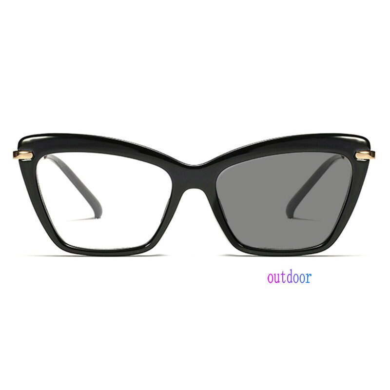 Myopia Sunglasses Photochromic Finished black Wome... – Vicedeal