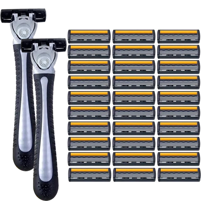 Premium Stainless Steel Safety Razor with Replacea... – Grandado
