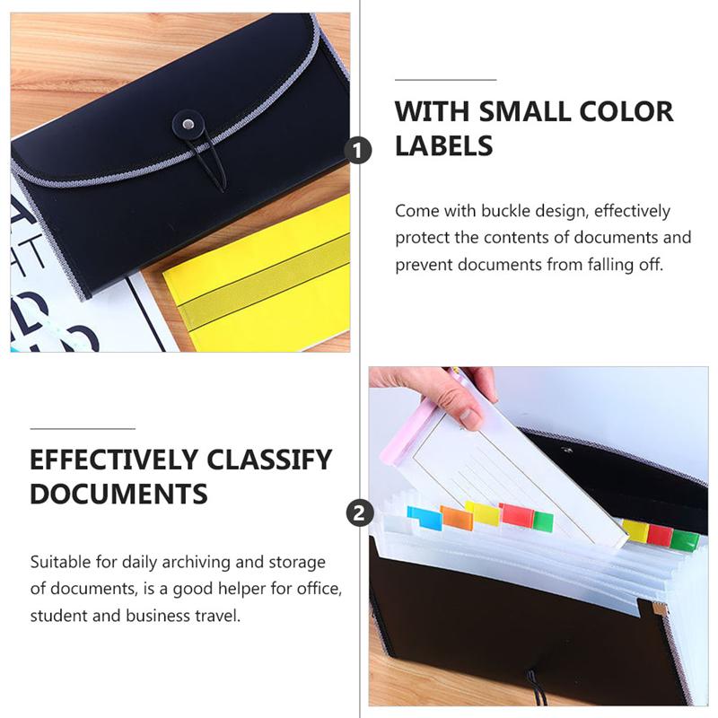 2Pcs Mini Accordion File Folders 13 Pockets Receip... – Grandado