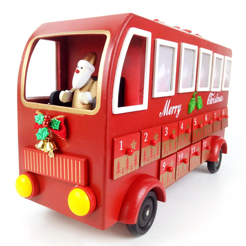 Christmas Bus Shaped Advent Calendar Ornaments Yea... – Grandado