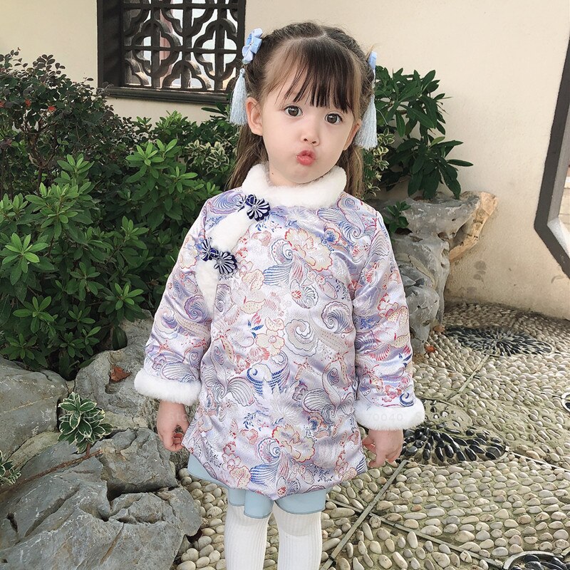 Baby Girl Traditional Chinese Hanfu Cheongsam Kids... – Vicedeal