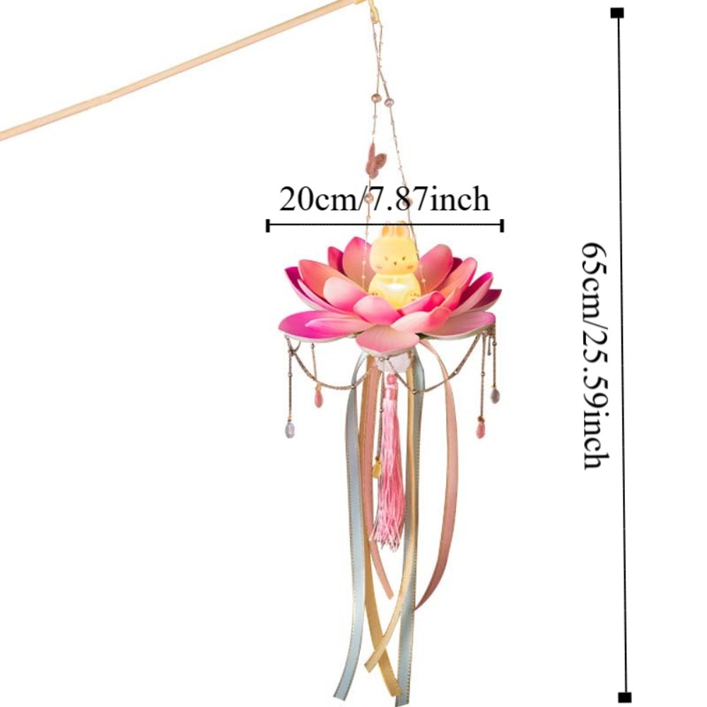 DIY Lotus Flower Lanterns Glowing Material Package... – Grandado