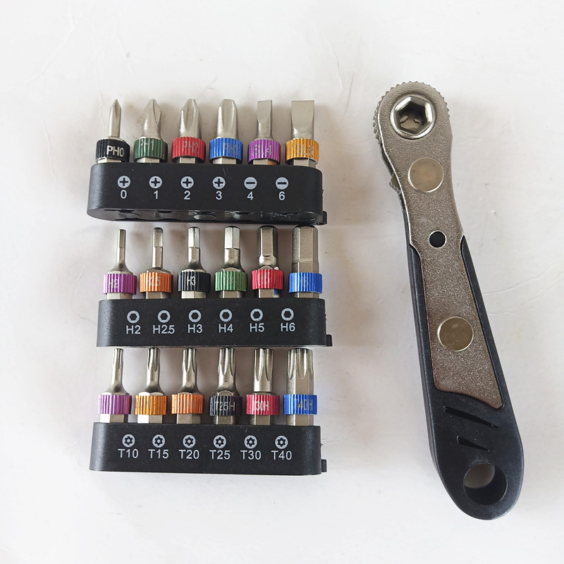 1 / 4 ratchet screwdriver set small flying wrench ... – Grandado