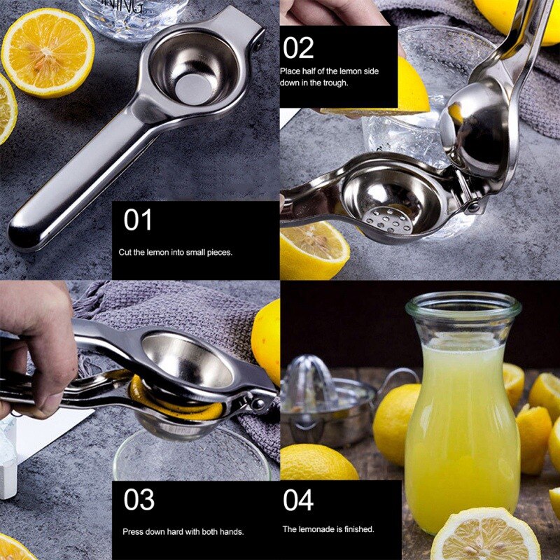Mini Stainless Steel Orange Lemon Squeezers Lemon ... – Grandado
