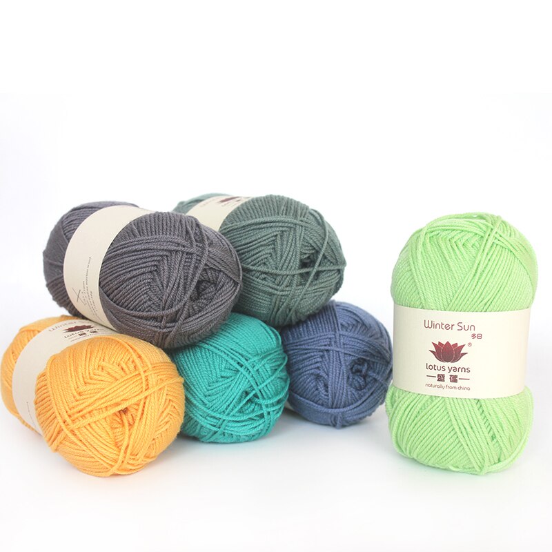 5*50g 100% Merino Wool Soft Sweater Scarf Hat Hand... – Grandado