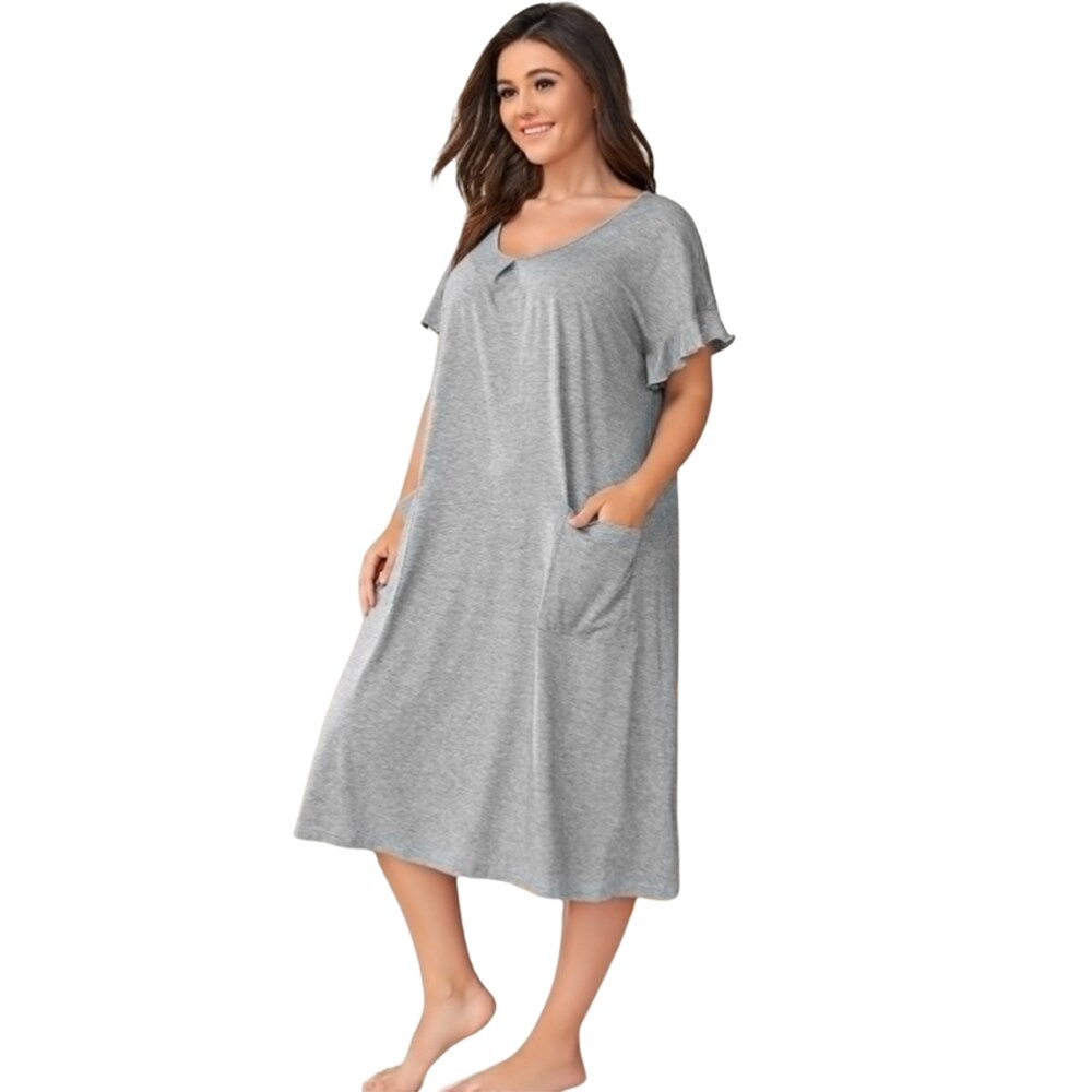 Womens Nightgown Sleepshirt Soft Sleepwear Nightsh... – Vicedeal