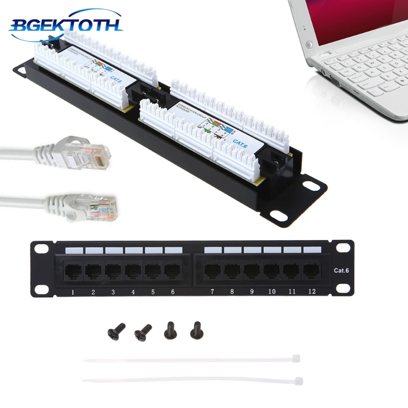 12 Port Netwerk Kabel Patch Panel Patch Panel UTP ... – Vicedeal