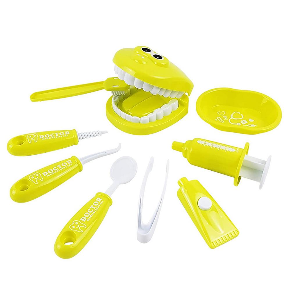 Dental Standard Teeth Kids Toy 9-Piece Dentist Toy... – Grandado