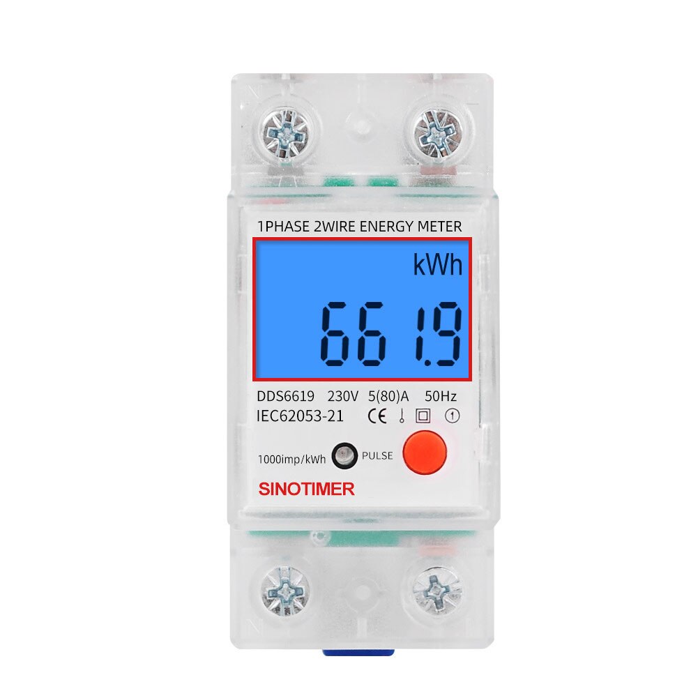 Single Digital Power Energy Meter Voltage Wattmete... – Grandado
