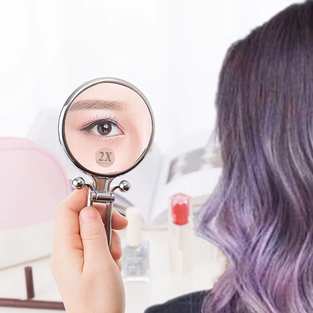 2/5/10X Magnifying Makeup Mirror Handheld Portable... – Grandado
