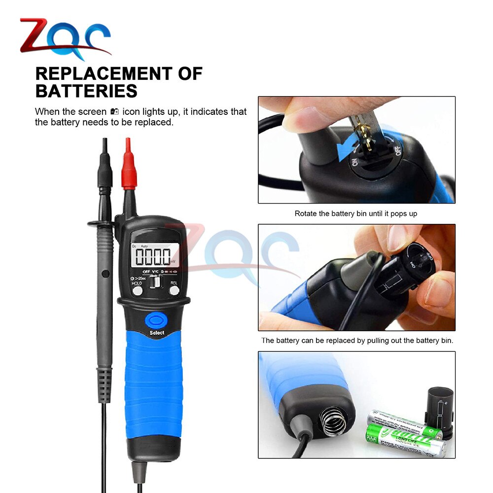 Portable Multimeter Pen Type Voltage Tester LCD Di... – Vicedeal