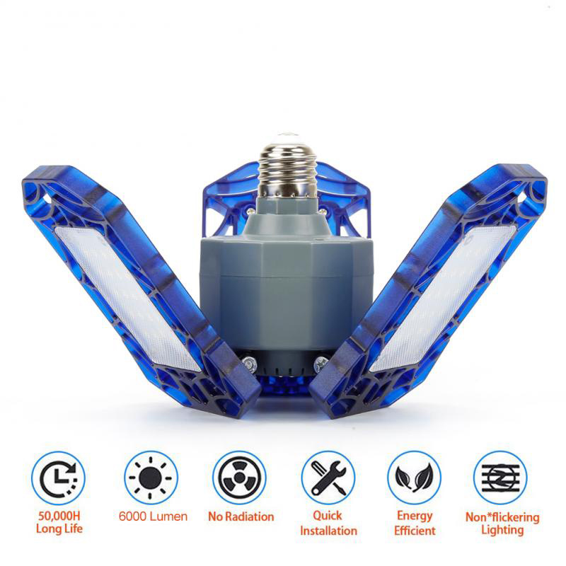 40W/60W LED Garage Lights E26 Eu Warehouse Deforma... – Vicedeal