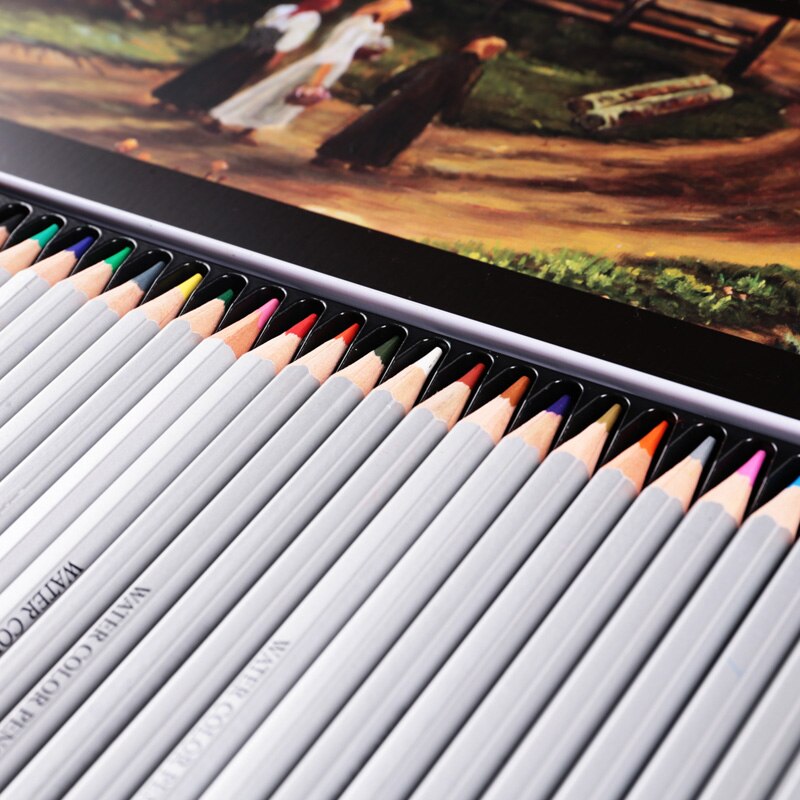 Deli Water color Pencil Painting Pencil Lapis De C... – Grandado