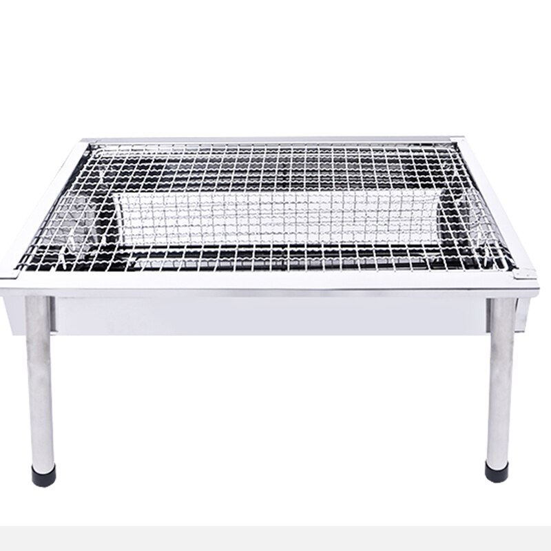 Stainless Steel BBQ Grill Portable BBQ Grill Foldi... – Grandado