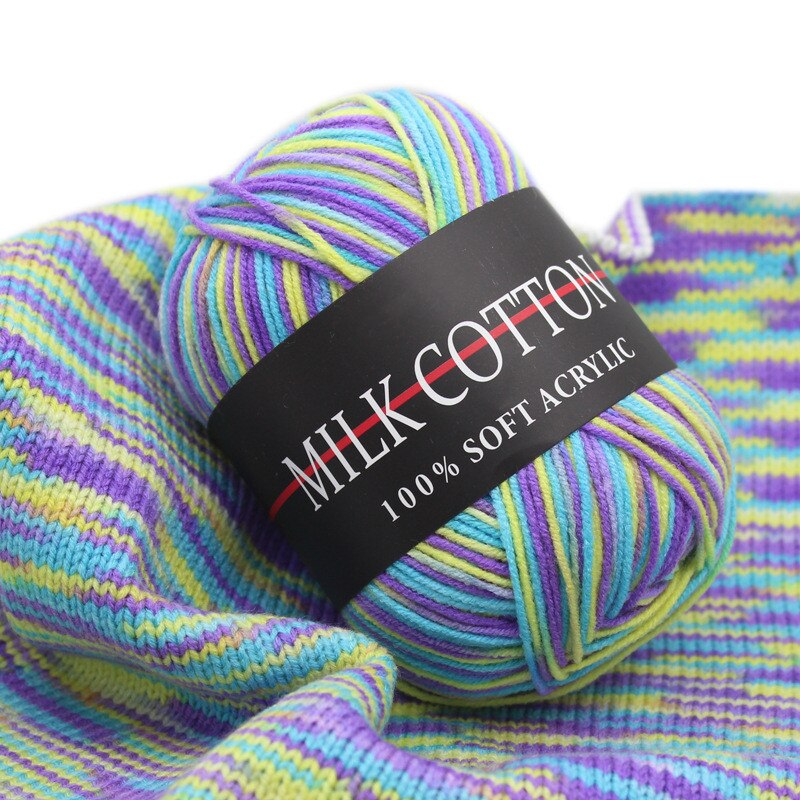 1pc=50g Milk Cotton Combed Yarn Soft Crochet Yarn ... – Vicedeal
