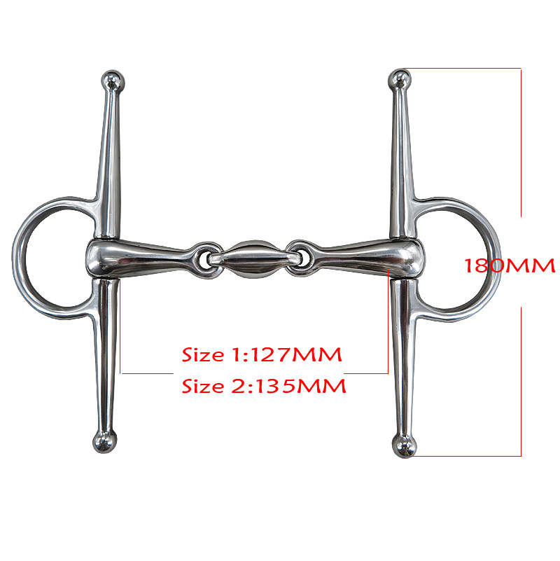 High Pole Stainless Steel Horse Mouth Ring Jointed... – Grandado