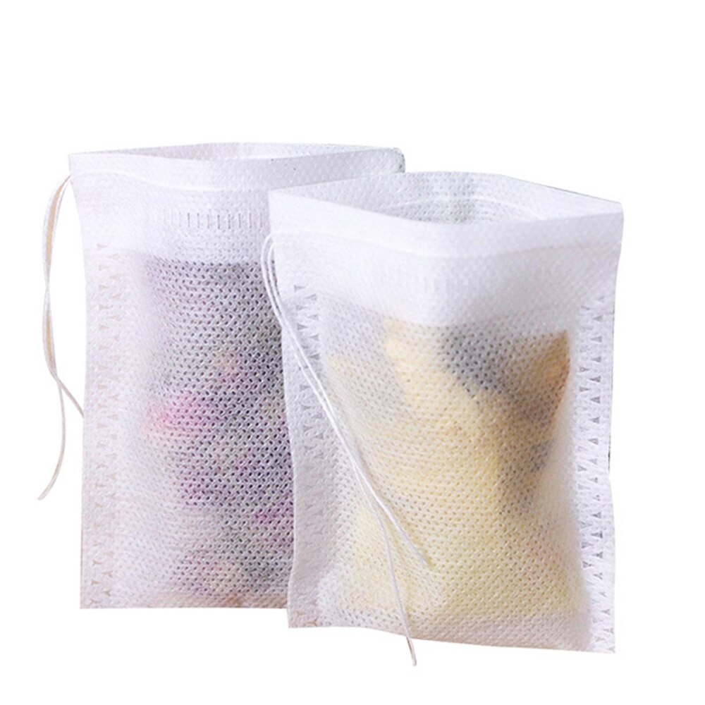 100Pcs/Lot Teabags Non-woven Fabric Tea Bags With ... – Vicedeal