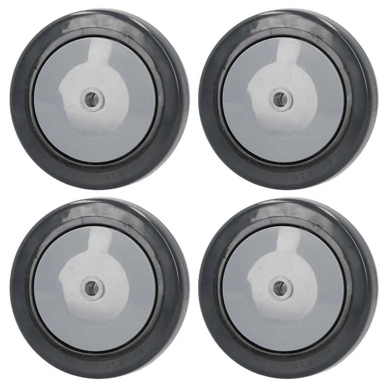 4Pcs Casters 5in Polyurethane Directional Mute Sil... – Grandado