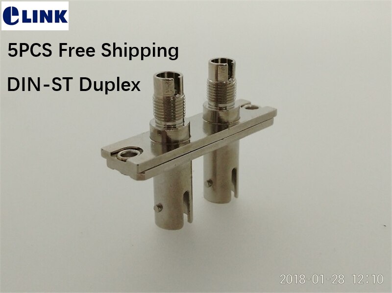 5pcs DIN-ST hybrid duplex fiber adapter female to ... – Grandado