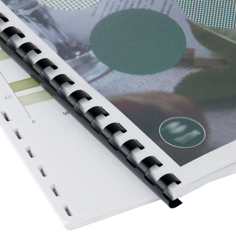 80PCS/BOX Black/White A4 File 21 Hole Loose-Leaf P... – Grandado