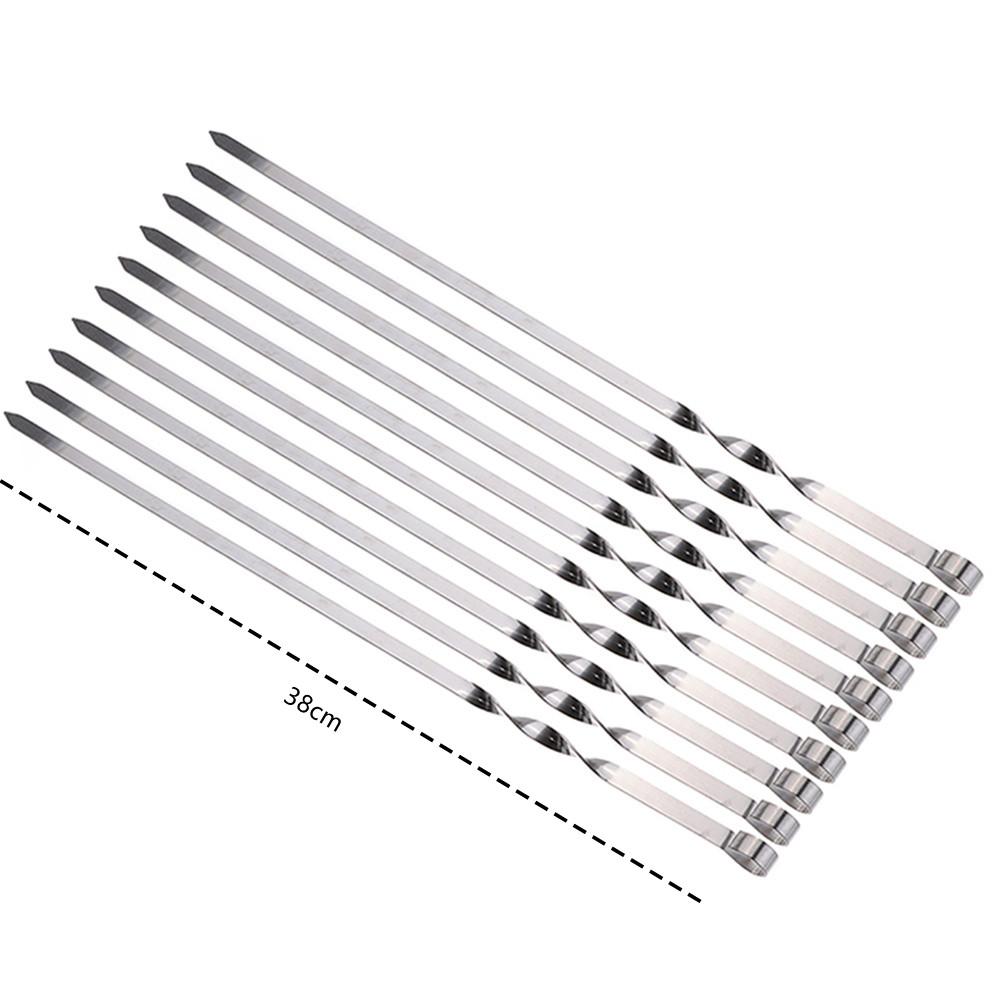 Brochetas de Metal Kabob para barbacoa, acero inox... – Grandado