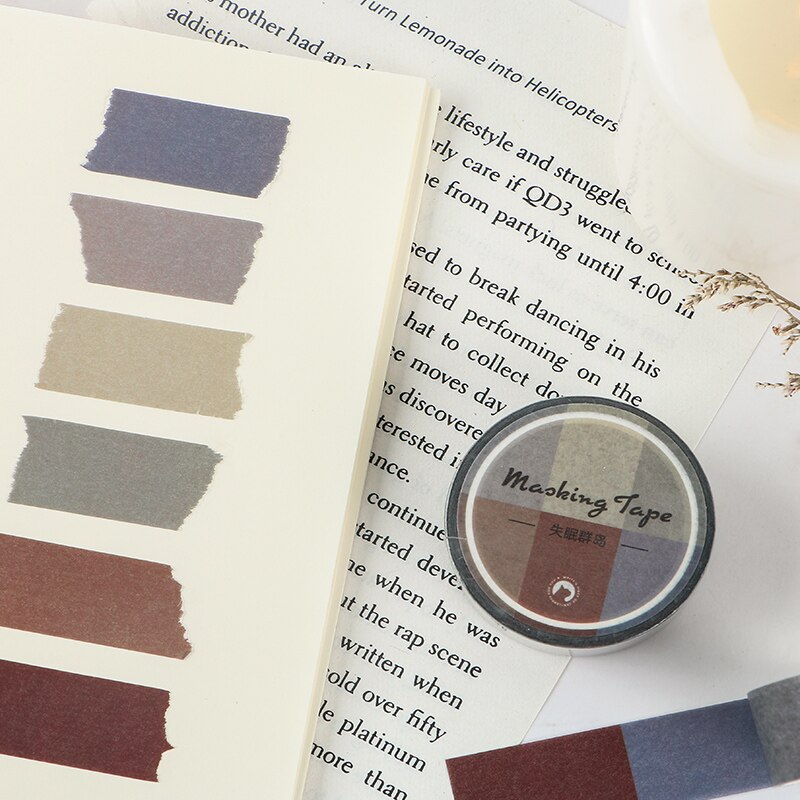 Color Cinema Masking Tape 15mm Multi Vintage Color... – Vicedeal