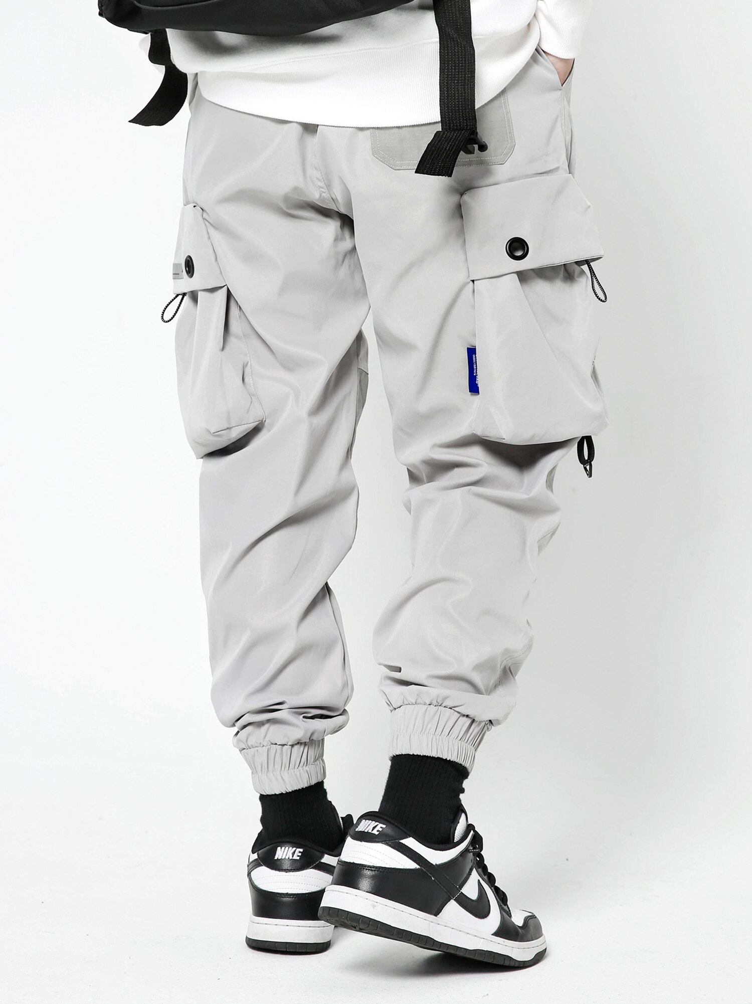Men Streetwear Joggers Techwear Multi-Pockets Hare... – Vicedeal