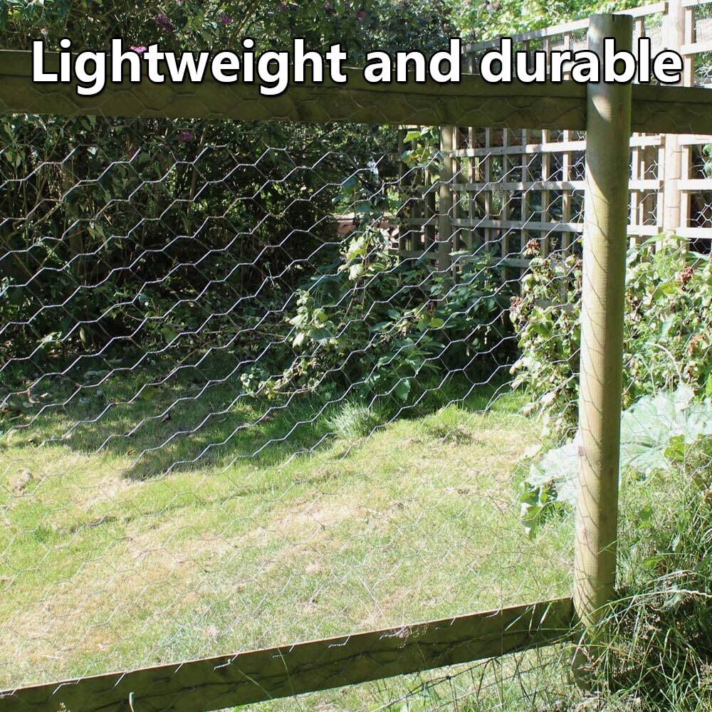 Chicken Mesh Fence Galvanized Hexagonal Wire Net R... – Vicedeal