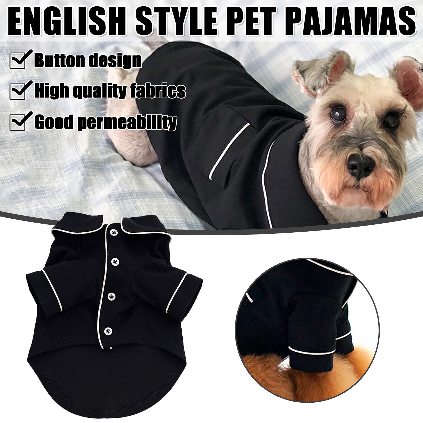 Pyjama d'hiver pour chien, combinaison pour animal... – Grandado