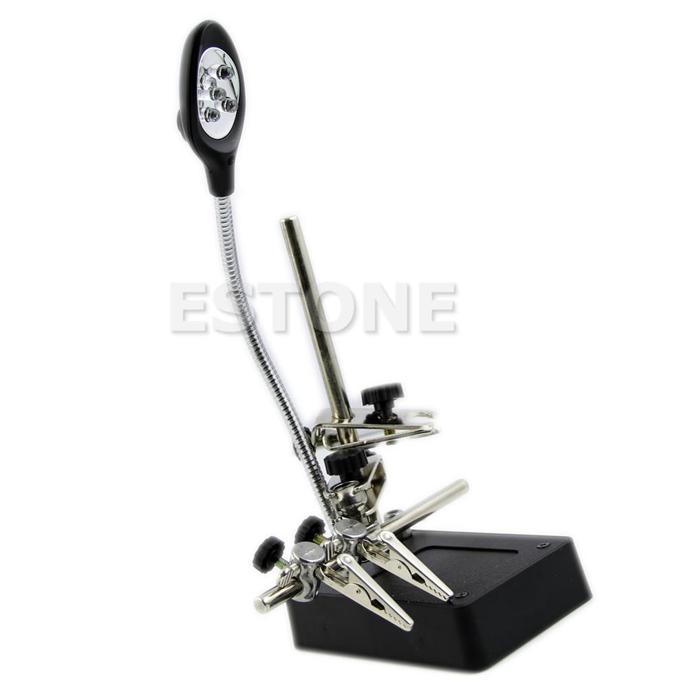 Helping Hand Soldering Stand With LED Light 3 Lens... – Grandado
