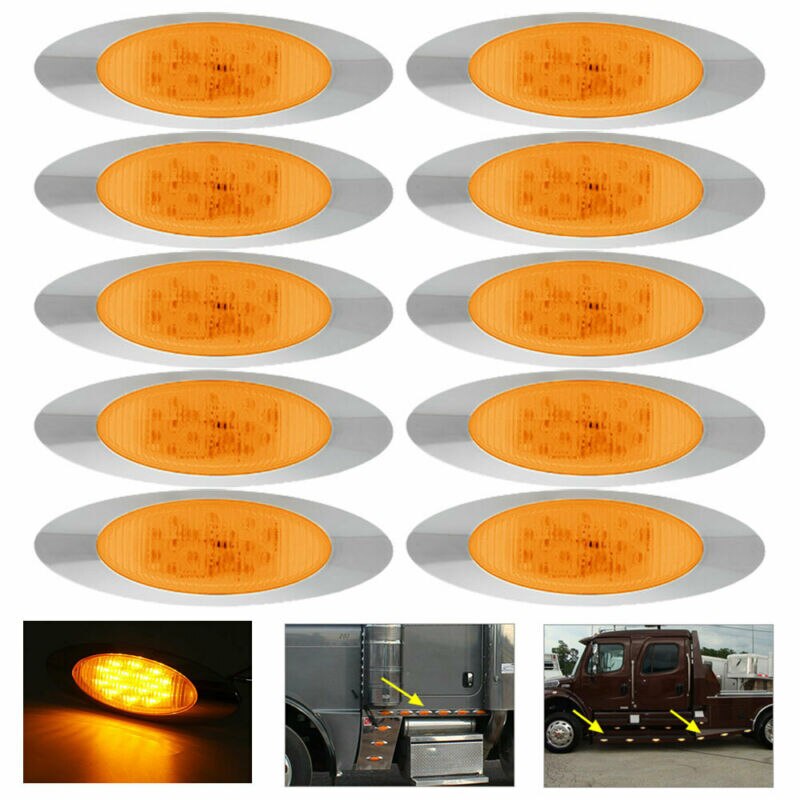 6.5 inch Side marker lights 16 LED Side Marker Cle... – Vicedeal