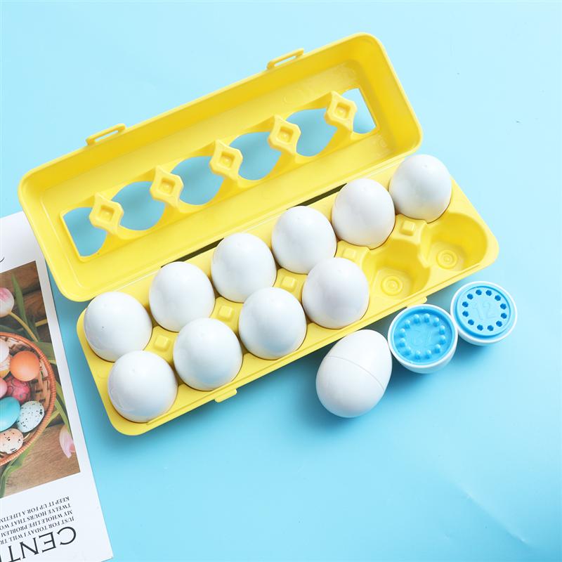 1 Set Matching Eggs Count and Match Shapes Colors ... – Vicedeal
