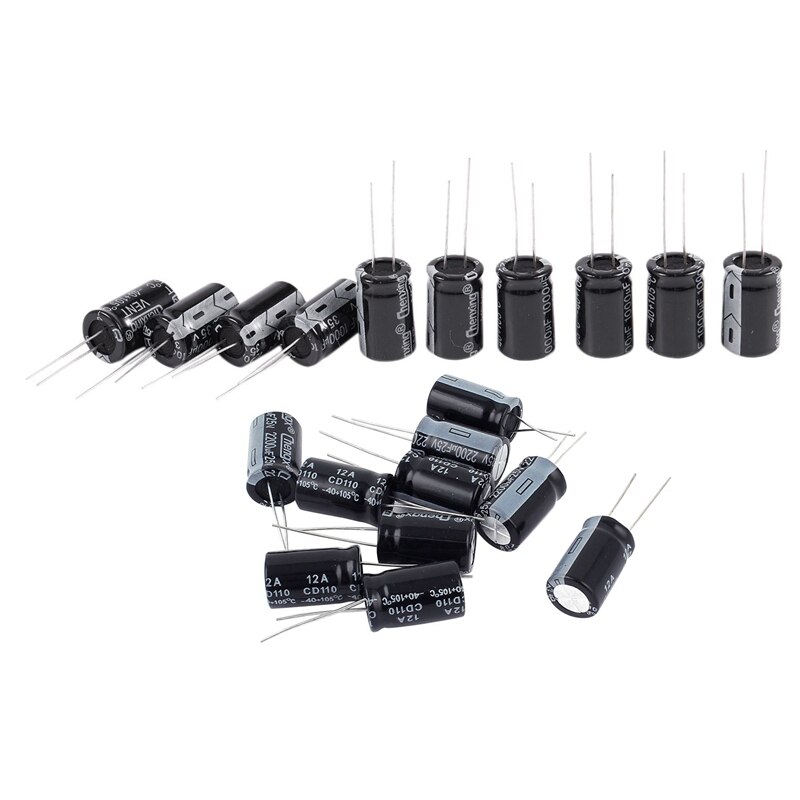 20Pcs 105C Radial Lead Electrolytic Capacitor 13Mm... – Grandado