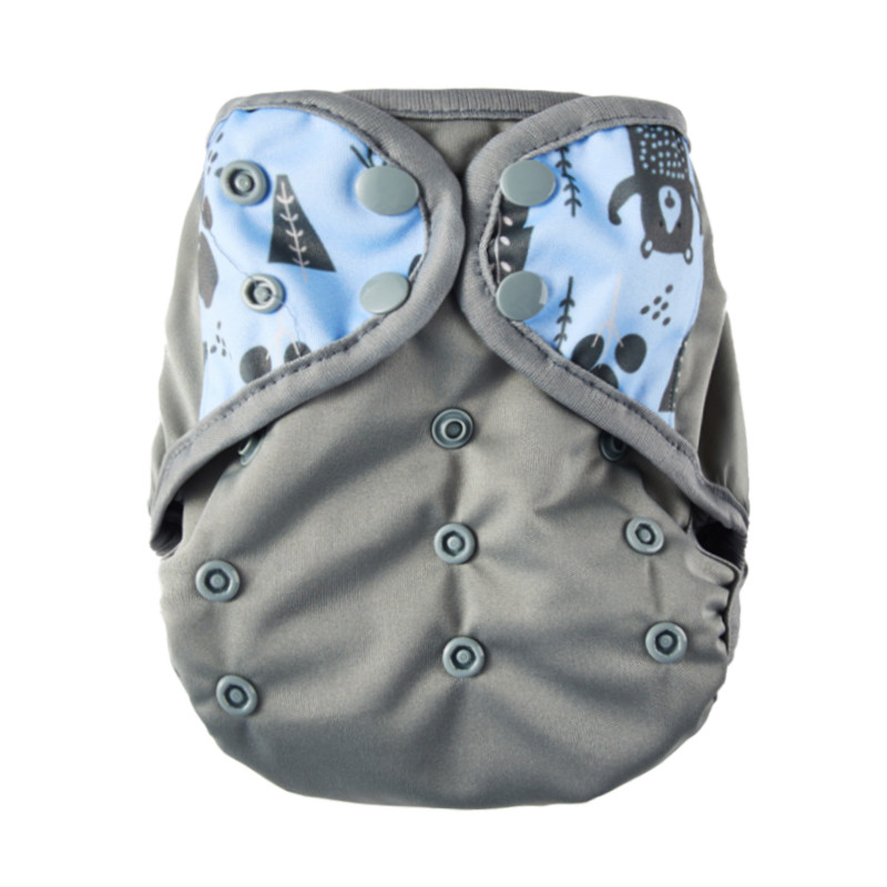 One Size Diaper Cover Cloth Diapers Breathable PUL... – Grandado