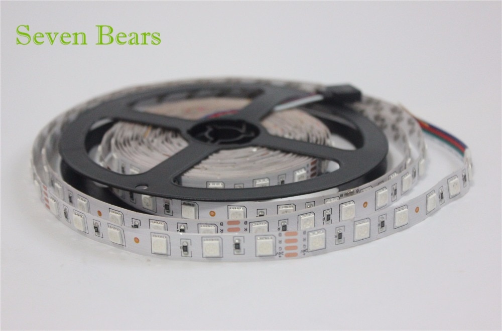 IP20/65 DC24V led strip 5050 24v SMD 5M 300led 60l... – Grandado
