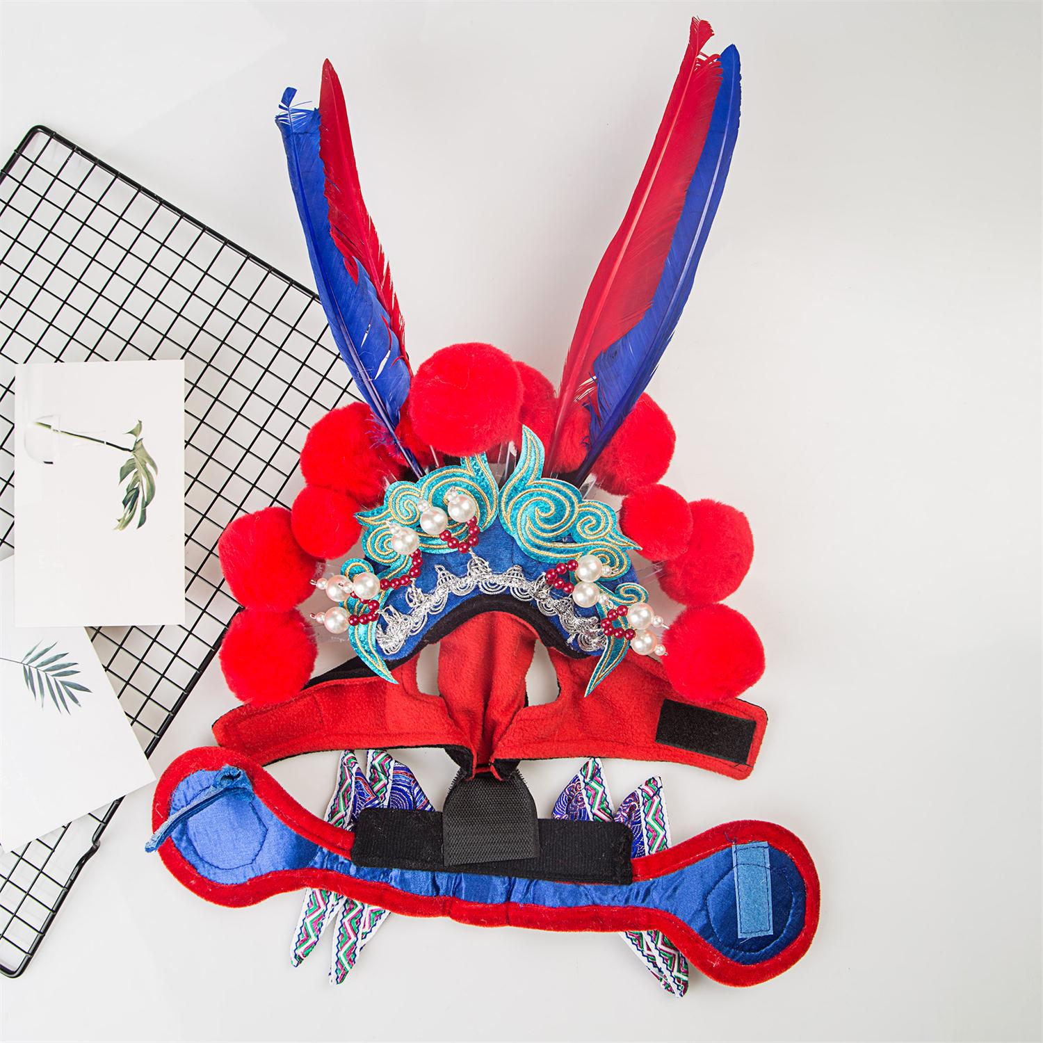 Peking Opera Crown Dog Hat Pet Cat Caps Birthday P... – Grandado