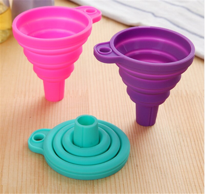2PCS Folding Telescopic Silicone Funnel Long Neck ... – Grandado
