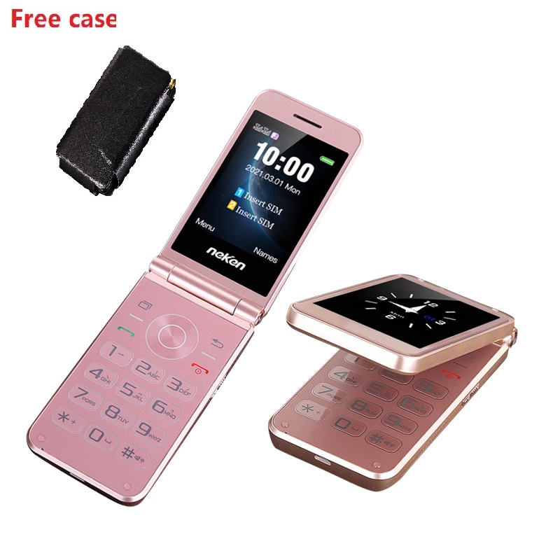 Basic Ederly Dual Display Flip Mobile Phone 2G GSM... – Vicedeal