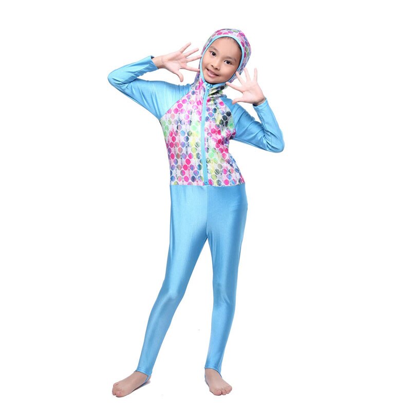 HaleyChan Muslim Girl Traditional Swimwear Swimsui... – Vicedeal