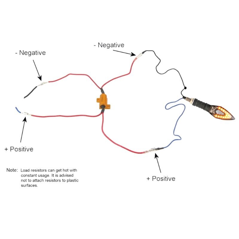 1Pair Moto Resistance Power Resistor Load Decoding... – Grandado