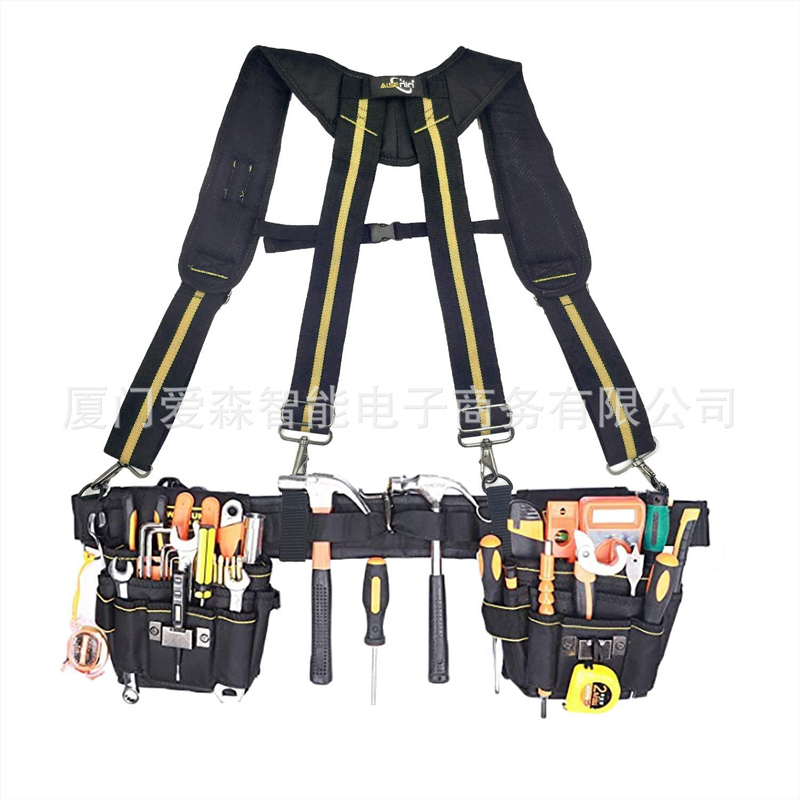 2022 X-Shaped Tool Suspenders Heavy Duty Men's... – Vicedeal