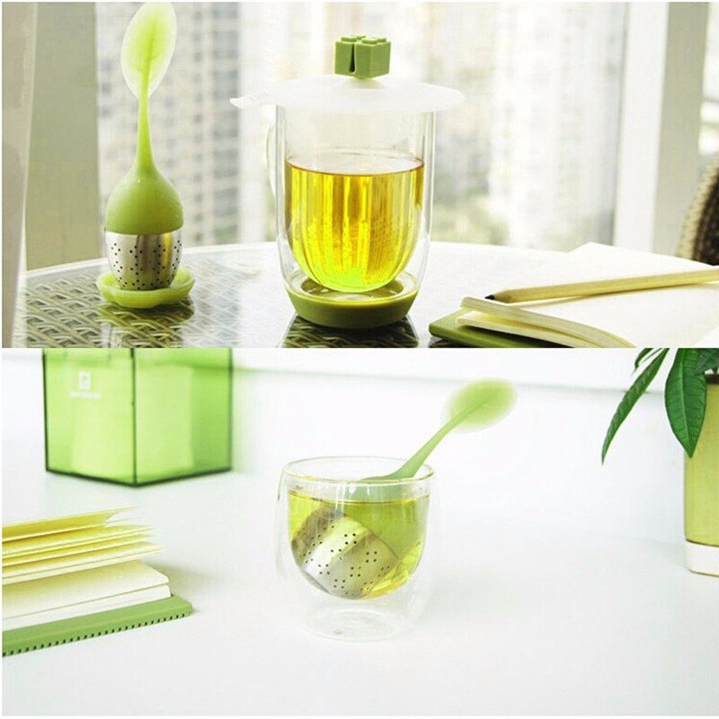 Rubber tea infuser silica gel tea separator silica... – Grandado