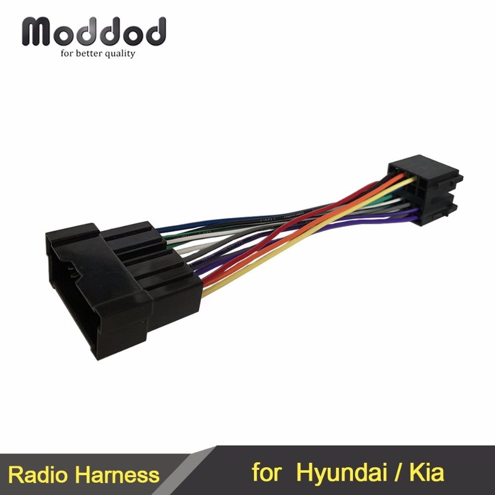 ISO Kabelboom Adapter voor Hyundai Kia 1999-2005 S... – Vicedeal