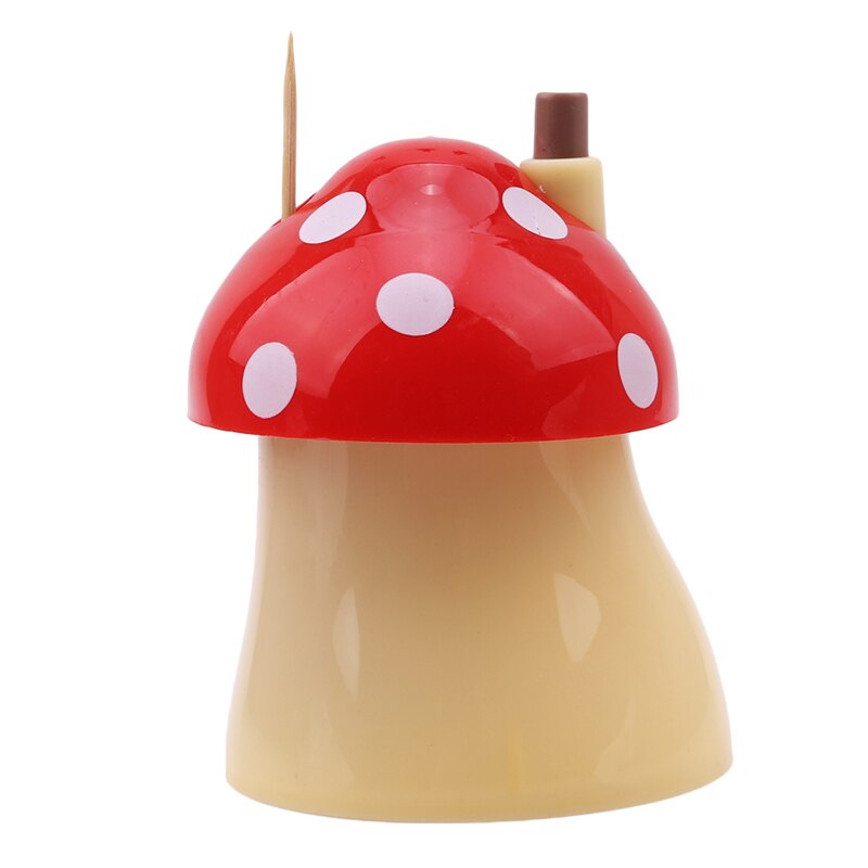 Cartoon Mushroom Shape Automatic Toothpick Storage... – Grandado