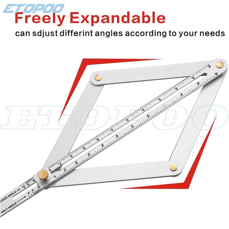 Bevel & Corner Protractor, for Multi Angle Mea... – Grandado