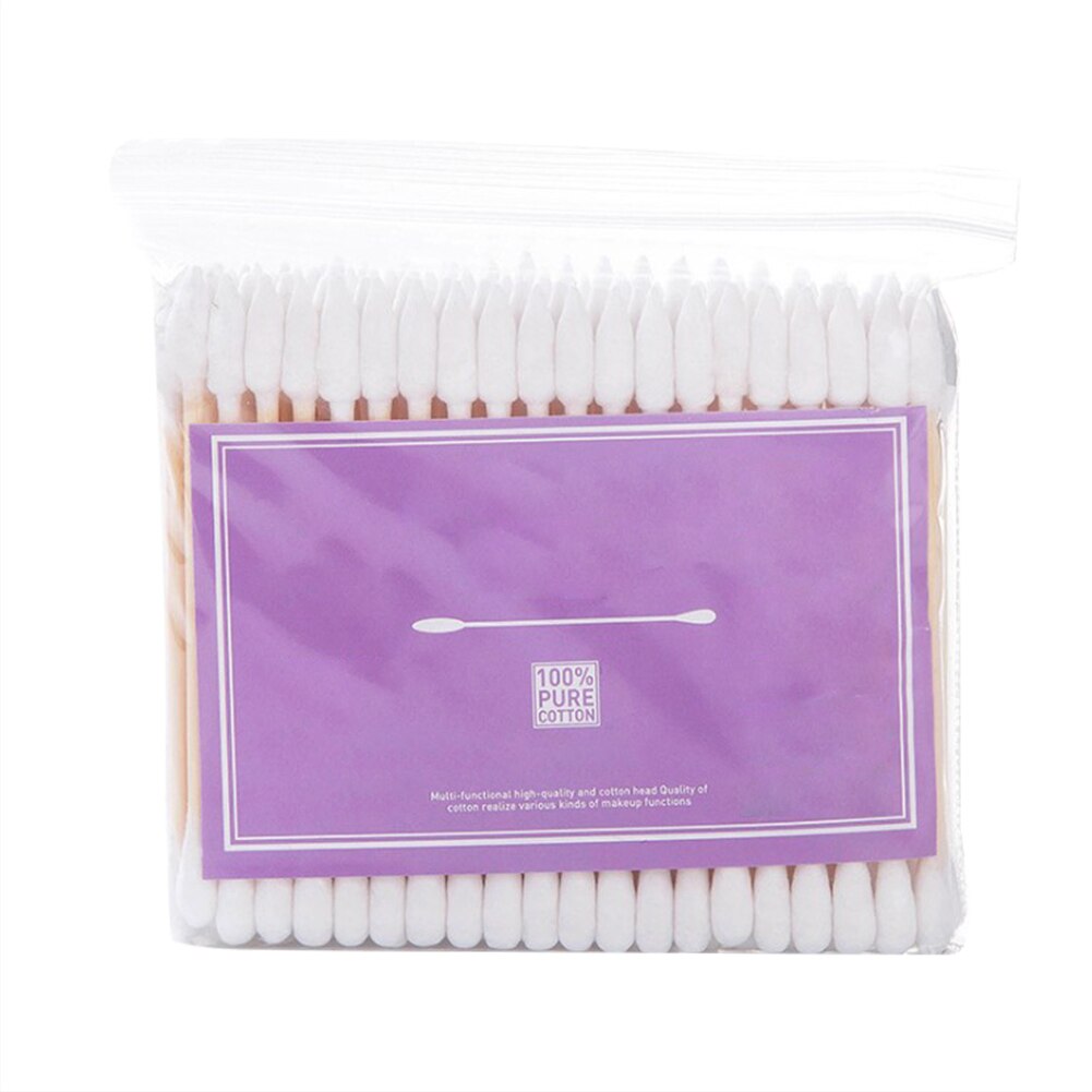 100pcs/pack Double-head Spiral Cotton Swab Stick M... – Grandado