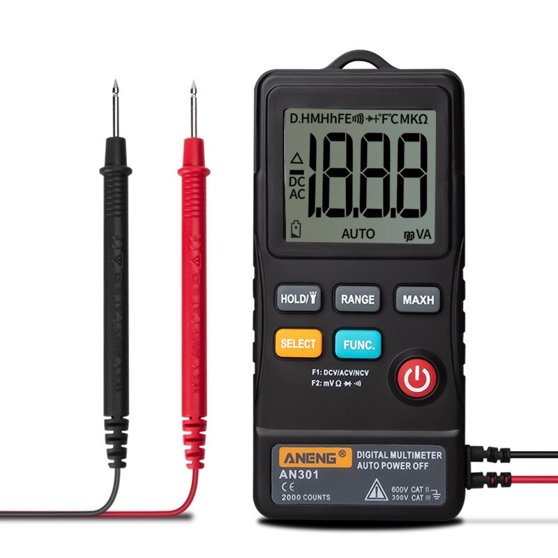 Mini Digitale Multimeter Ac/Dc Spanning Stroom Tem... – Vicedeal