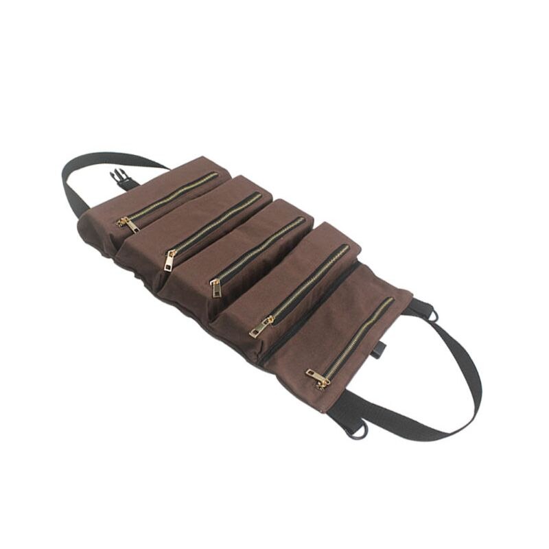 Multi-purpose Tool Roll Up Canvas Storage Bag Key ... – Vicedeal