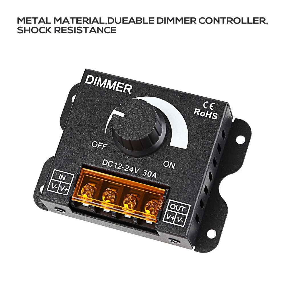 PWM Dimming Controller for LED Strip Light, DC 12V... – Grandado